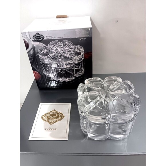 Godinger | Accents | Godinger Crystal Glass Winfield Covered Trinket ...